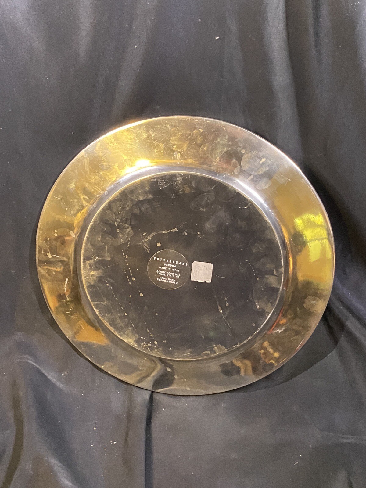 POTTERY BARN ‘Barona’ Silver Charger Platter w/Mother of Pearl Inlay | eBay