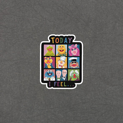 Today I Feel Muppets Emotion Chart Sticker - Express Your Mood #3799 | eBay