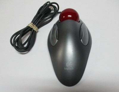 Tested Working Logitech Trackman Marble Wheel USB Mouse T-BC21 P/N 810 ...