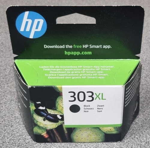 Genuine HP 303XL Black Ink Cartridge High Capacity 2026 Date (T6N04A ...