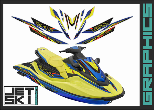 Yamaha EXR for 2020 graphics set jet ski waverunner decals kit stickers ...