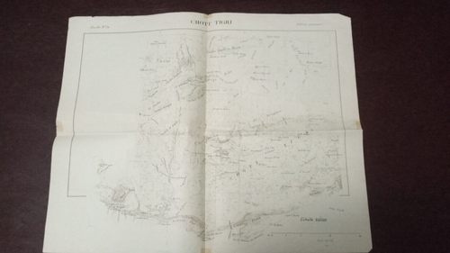 CARTE GEOGRAPHIE VINTAGE -CHOTT TIGRI-MAROC -ECH /1200.000- | eBay