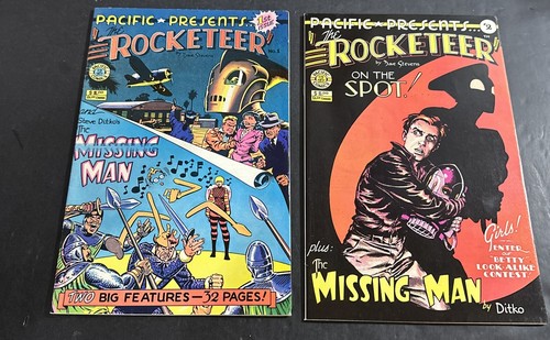 Pacific Presents 1 2 The Rocketeer comic lot Eclipse 1982 Dave Stevens ...