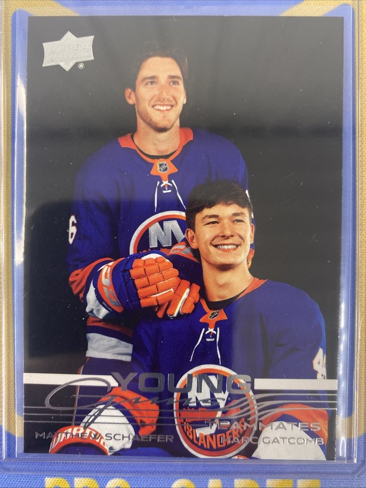 2025-26 UPPER DECK SERIES 2 YOUNG GUNS #499 TEAMMATES MATTHEW SCHAEFER ...