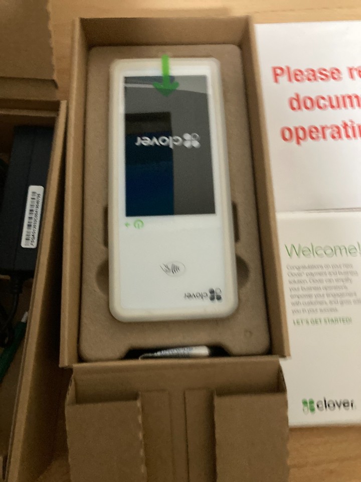 Brand New Clover Flex C401 U + Flex Starter Kit Credit Card Terminal ...