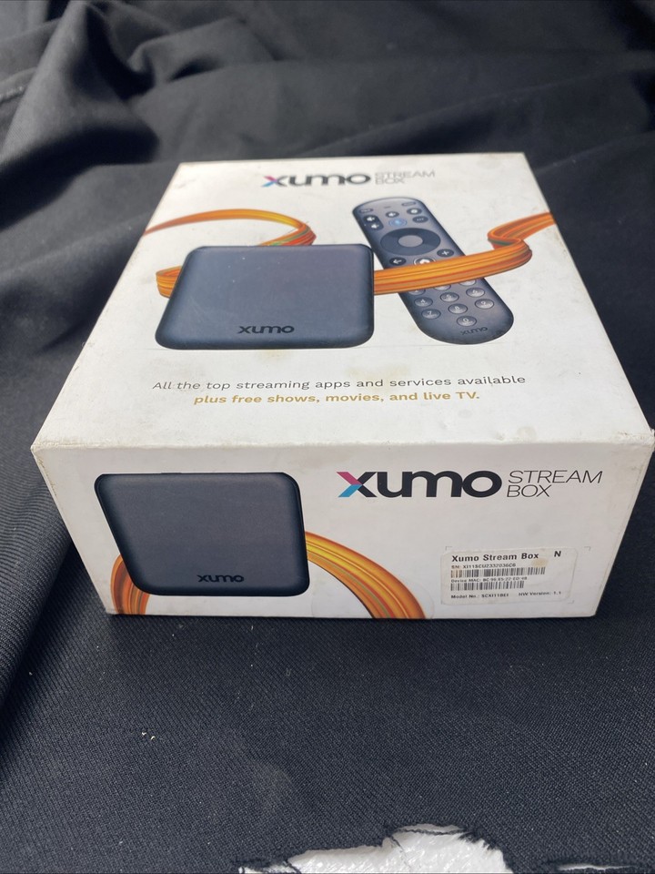 Xumo Stream Box 4K Streaming Device Model No. SCXI11BEI Version 1.1 New ...