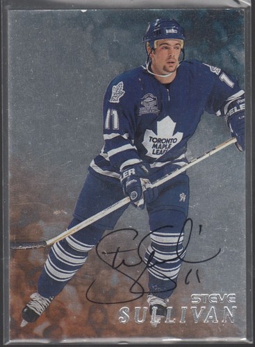 STEVE SULLIVAN 1998-99 In the Game Be A Player Autographs #286 Toronto ...