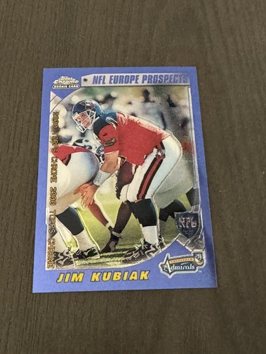 2000 Topps Chrome NFL Europe Prospects #226 JIM KUBIAK Rookie Football ...