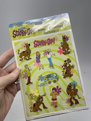 Vintage 1999 Hallmark Heartline Stickers Scooby-Doo Gang 4 Sheets ...