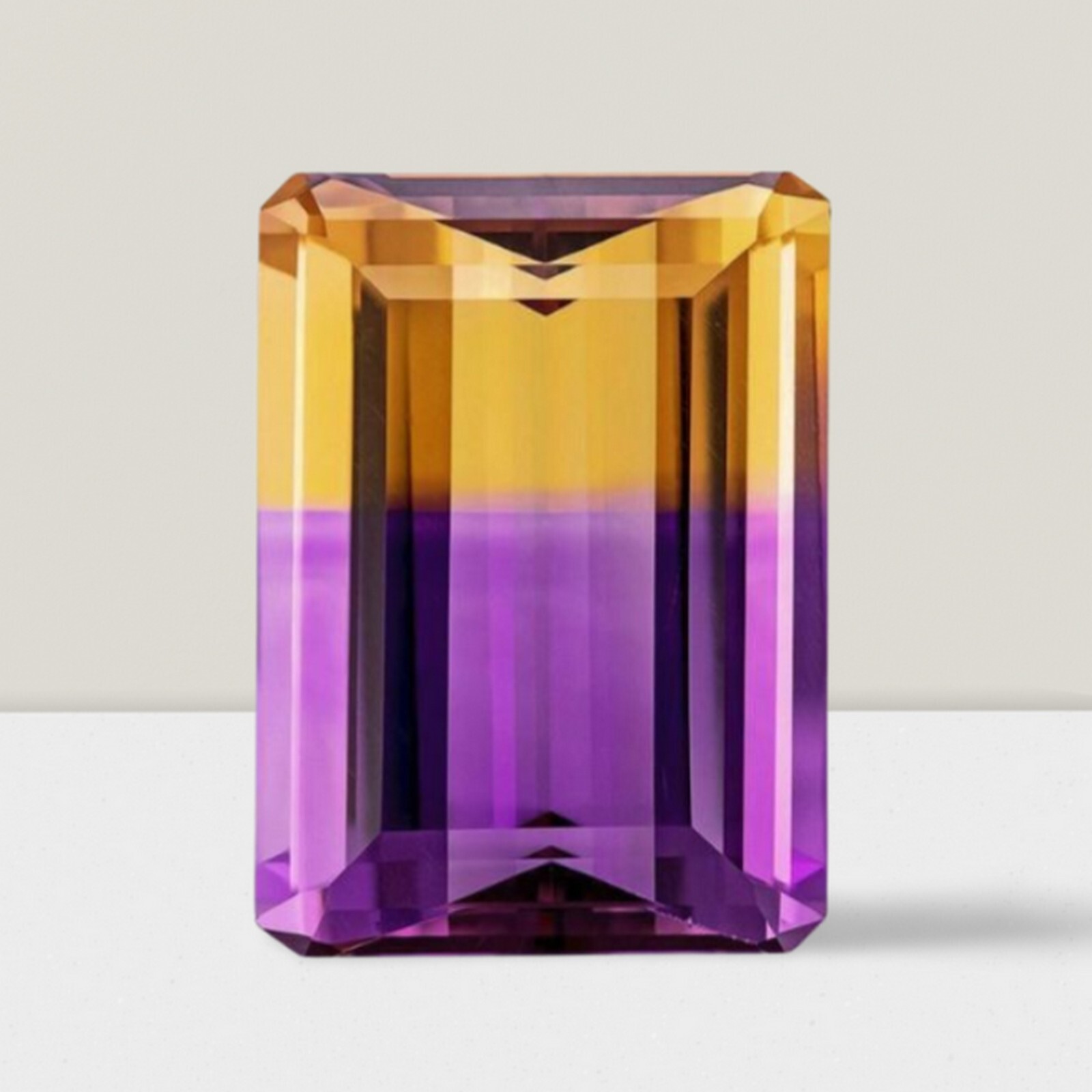 Ametrine Octagon Cut Gemstone 1.15 Cts - 7x5 mm Flawless Loose Gem | eBay