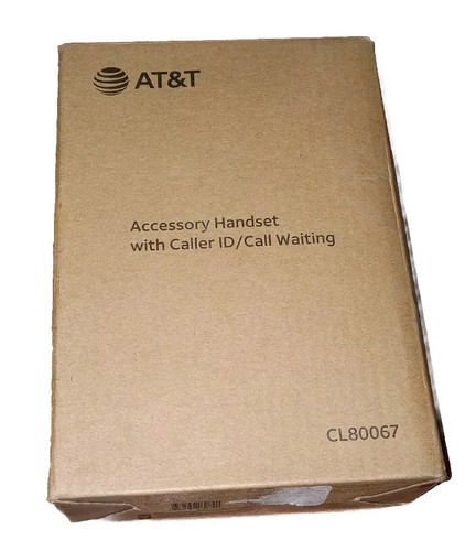 AT&T Accessory Handset Caller ID/Call Waiting CL80067 For Cordless ...