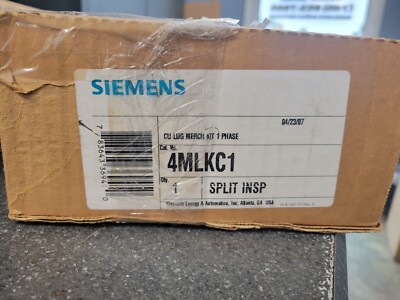 Siemens 4MLKC1 400 Amp 1-Phase 3/0 to 250 MCM Copper Feed-Through Lug ...