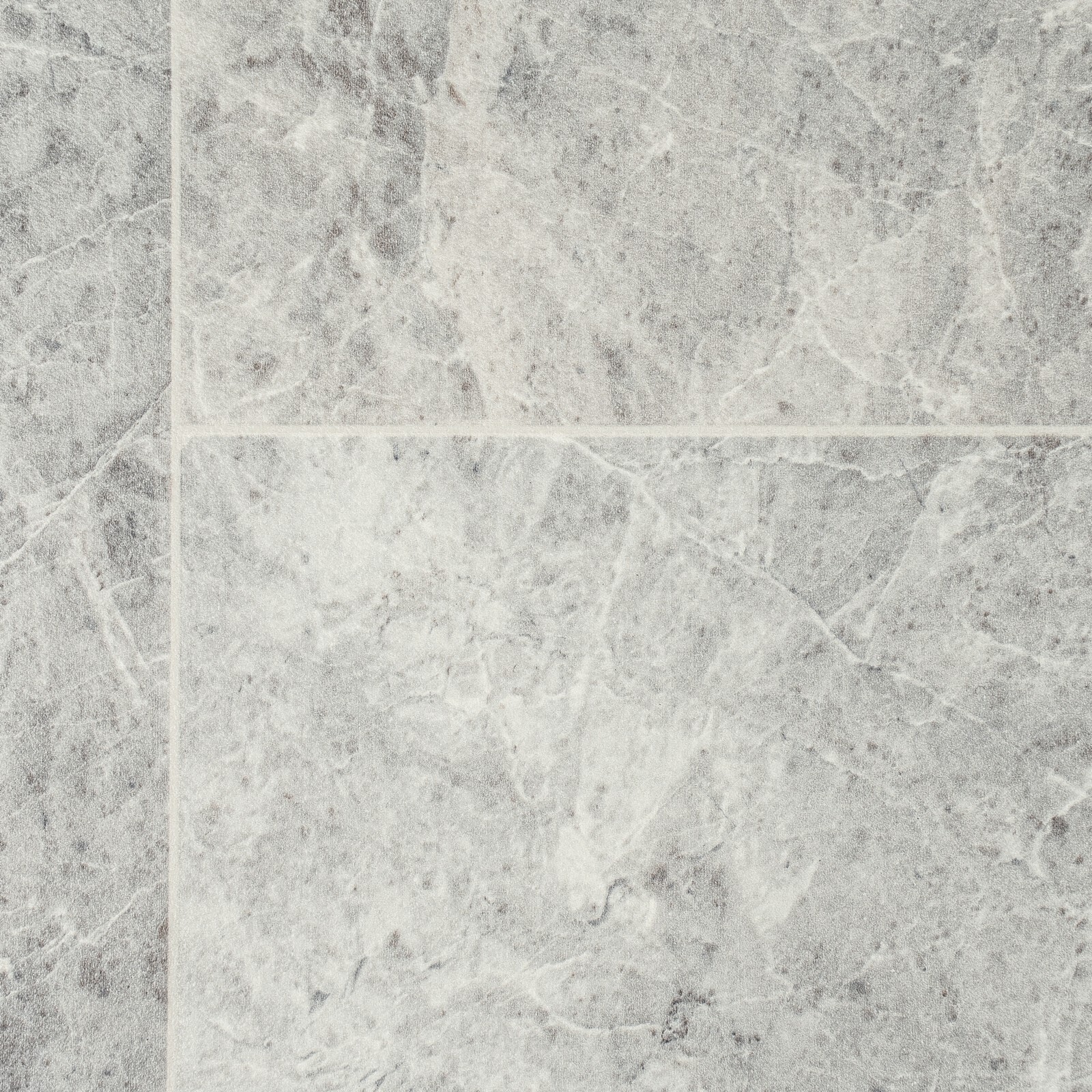 Light Grey Marble Tile Effect Vinyl Flooring Felt Backed Bathroom ...