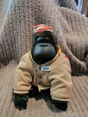 Magical Murphy Plush Opens Mouth Gorilla Ape Army Pilot Doll Applause ...