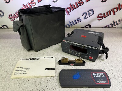 AVO (Megger) DLRO10 Digital Low Resistance Ohmmeter with 249004 Field ...