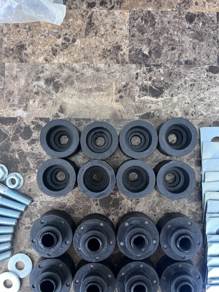1973–1982 Corvette C3 Body Mount Kit – 42pc Rubber Bushings & Hardware ...