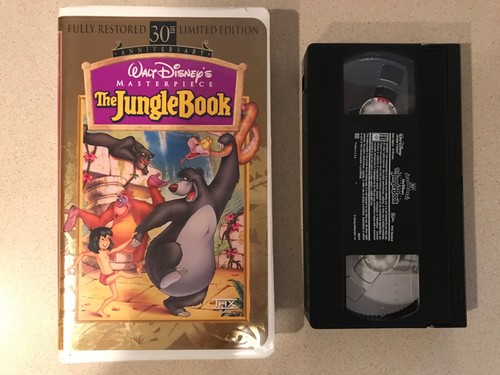 The Jungle Book (VHS, 1997) 30th Anniversary Edition - Clamshell | eBay