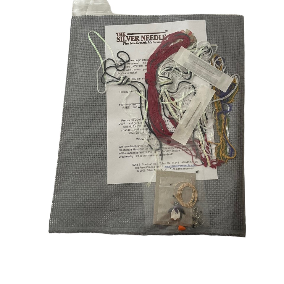 The Silver Needle Cross Stitch Kit Secret Needle Night Winter Snows Me ...