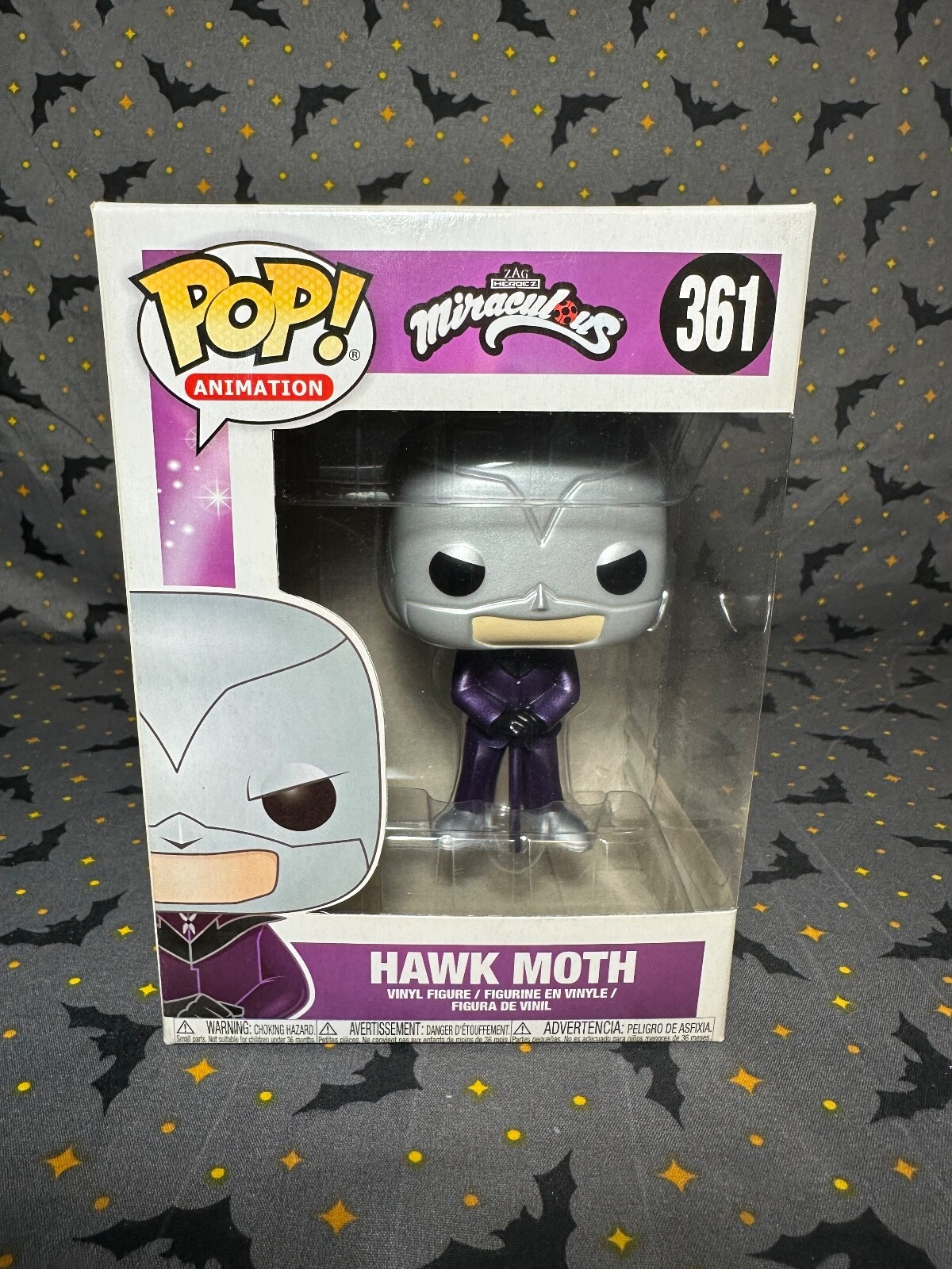Funko Pop Animation Miraculous Hawk Moth 361 | eBay