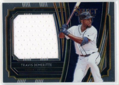 2020 Panini Select Baseball Travis Demeritte Rookie Jumbo Swatch #RJS ...
