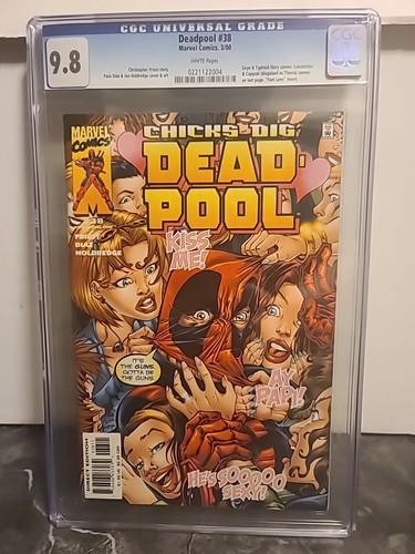 Marvel Comics DEADPOOL # 38 CGC 9.8 ! 1997 Series vol 1 ! wolverine X ...