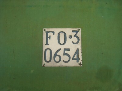 ITALY METAL MOTORCYCLE LICENSE PLATE ITALIAN NUMBER PLATES | eBay