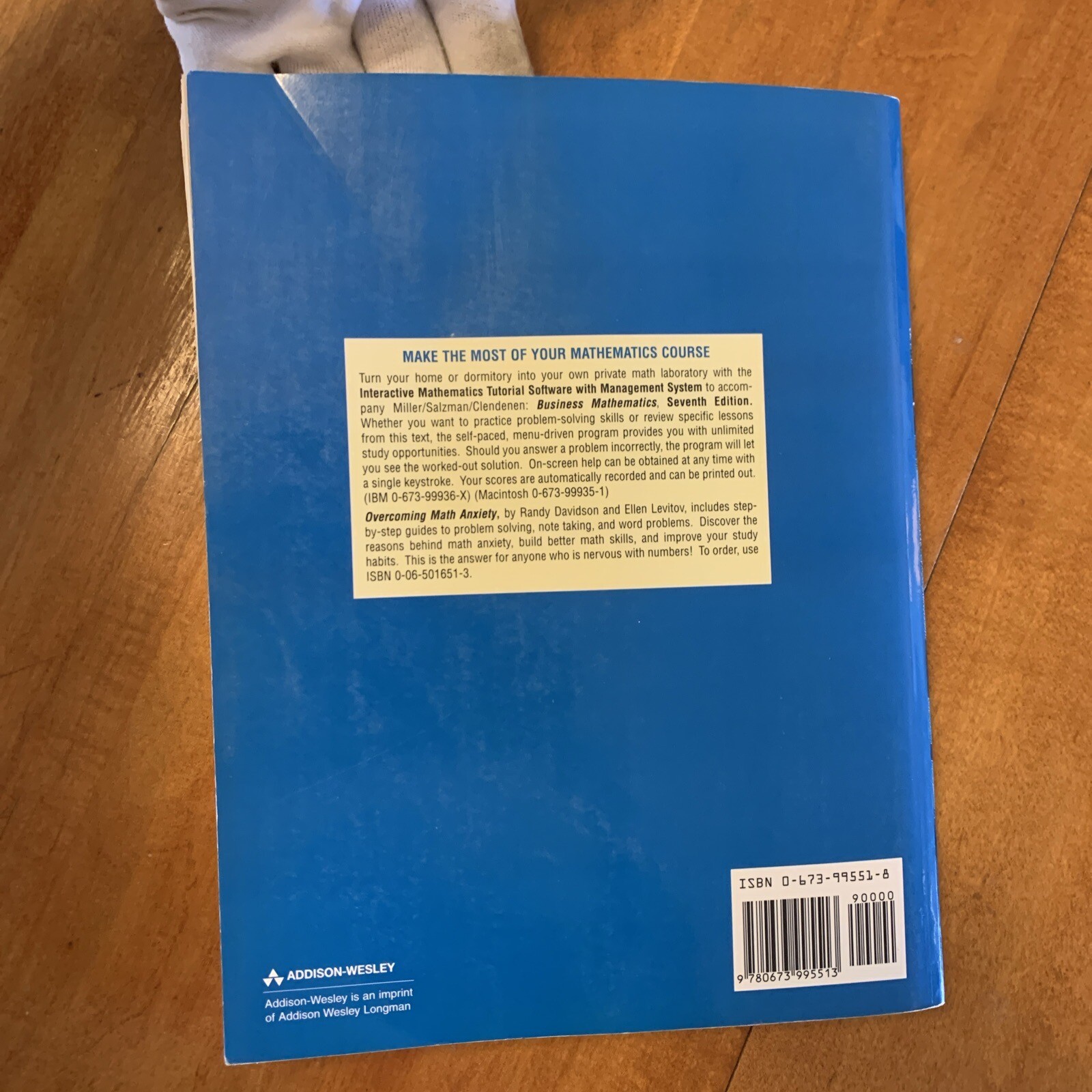 Business Mathematics by Stanley A. Salzman, Charles D. Miller and Gary ...