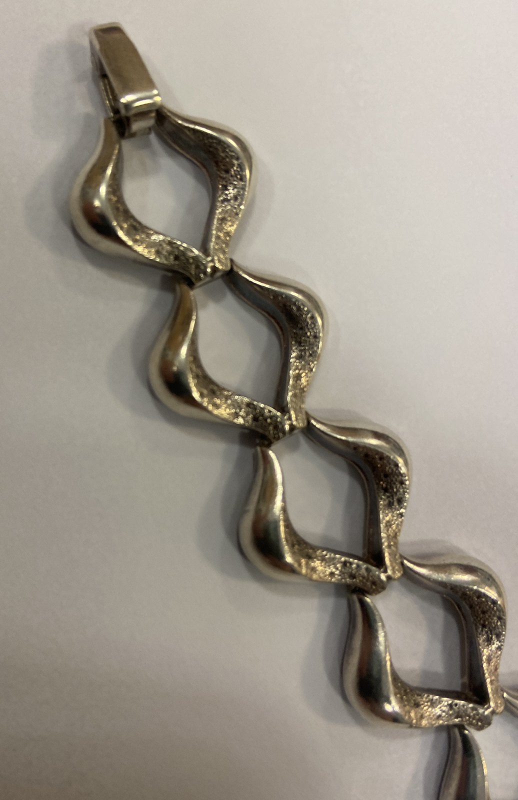 Stunning 20cm ANDREAS DAUB Chunky Bracelet Sterling Silver Stamped 925 ...