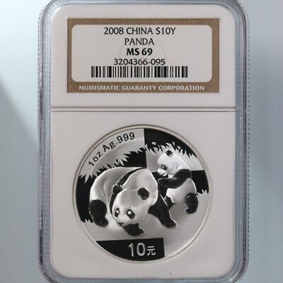 2008 China S10Y Panda NGC Certified MS69 | eBay
