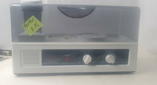 Vintage Ultrasonic Humidifier Sunbeam Model 694 1.5 Gallon White for ...