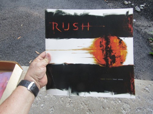 RUSH VAPOR TRAILS 2002 TOUR CONCERT PROGRAM BOOK / NEIL PEART / GEDDY ...