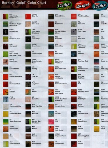 Berkley GAOMMC4-NCH Gulp Alive 4" Mud Minnow 11 Oz Pail Nuclear Chicken ...