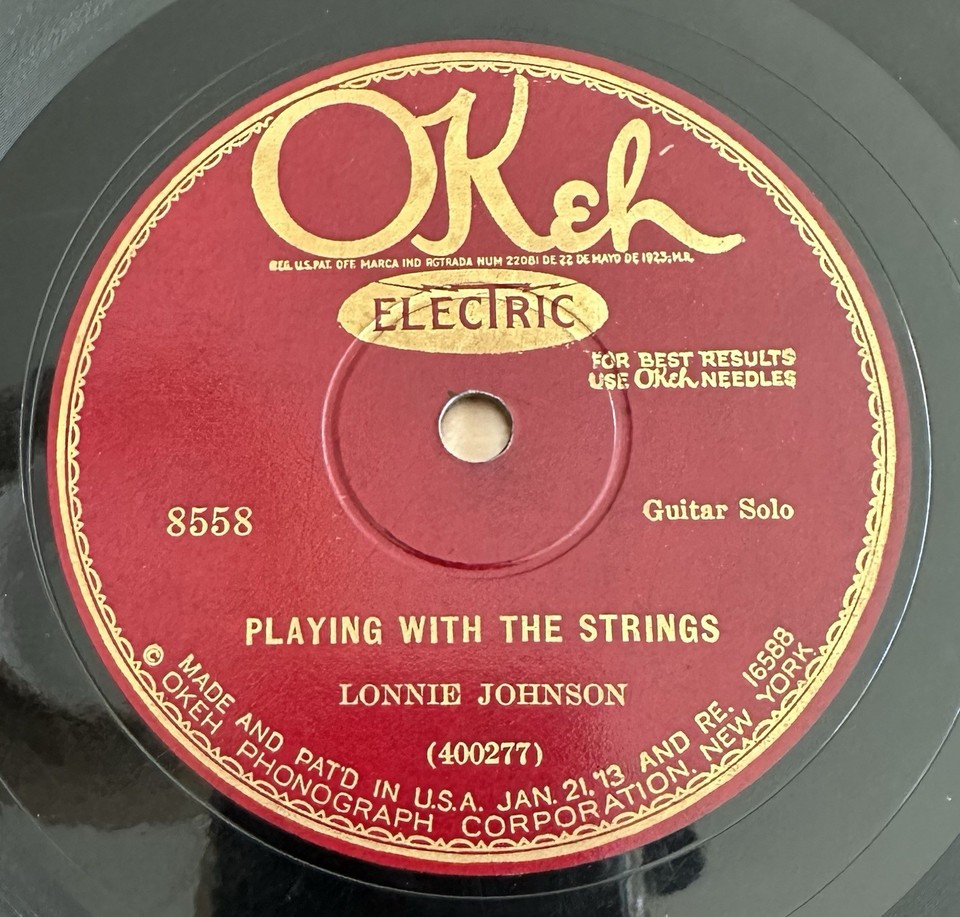 RARE 1928 Lonnie Johnson " Playing With The Strings " Obscure Blues 78 ...