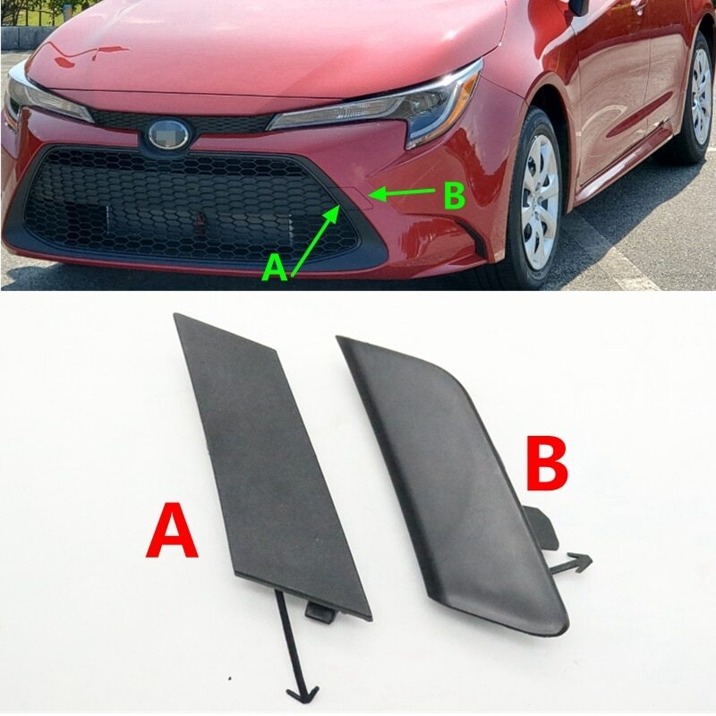 Front Bumper Tow Eye Hook Cover Molding Trim For Toyota Corolla LE XLE ...