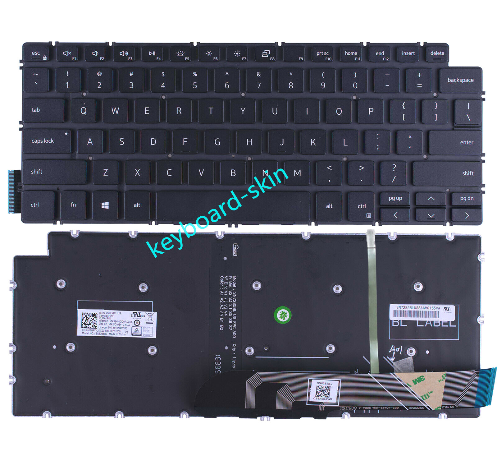 US Keyboard for Dell Inspiron5400 5401 5402 5493 P120G 5405 5406 5409 ...
