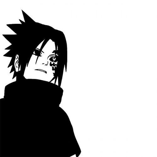 Sasuke Uchiha Vinyl Decal Sticker for Macbook Laptop Car Window Wall ...