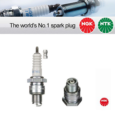 NGK BR7HS / 4122 Spark Plug Standard Replaces WR5AC OE086 RL82C W22FSR ...