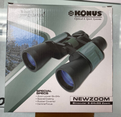 Konus Newzoom 2122 8-24x50 Binoculars w/ ZOOM 698156021224| eBay
