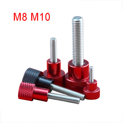 M8 M10 Steps Knurled Thumb Screws, Aluminium Handle + Stainless Steel ...