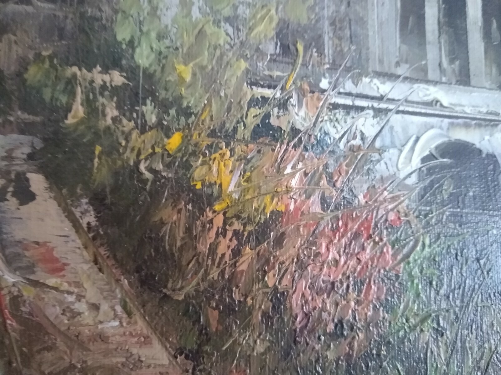 L. ALEXIS SIGNED CITYSCAPE OIL PAINTING 19" x 15" | eBay