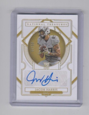 2011 National Treasures Collegate Jacob Harris Gold RC Auto #ed 09/10 ...