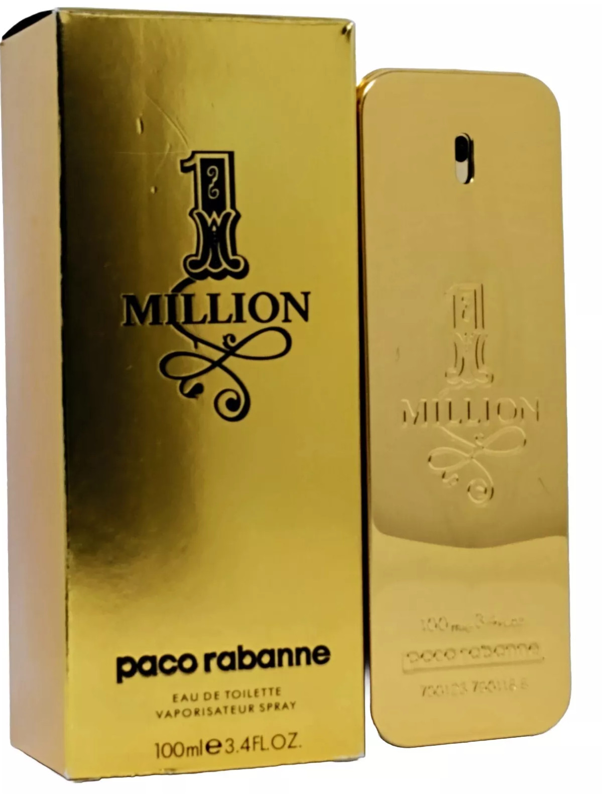 Paco Rabanne 1 Million 3.4 oz Eau De Toilette Spray for Men