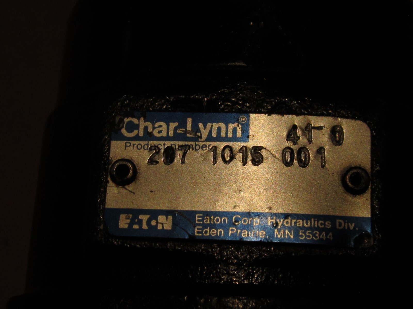 IH OLIVER DEERE ALLIS CASE FARMALL Char Lynn power torque generator 207 ...