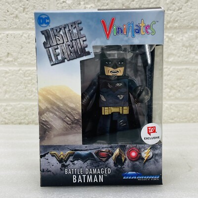 NEW‼ Vinimates DC Justice League Battle Damaged BATMAN Figure Walgreens ...
