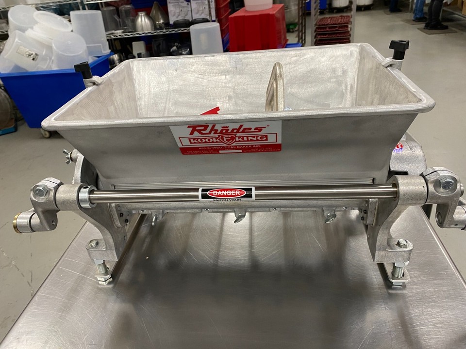 Used RHODES Kook-E-King manual Cookie Dough Cutter Depositor Machine ...