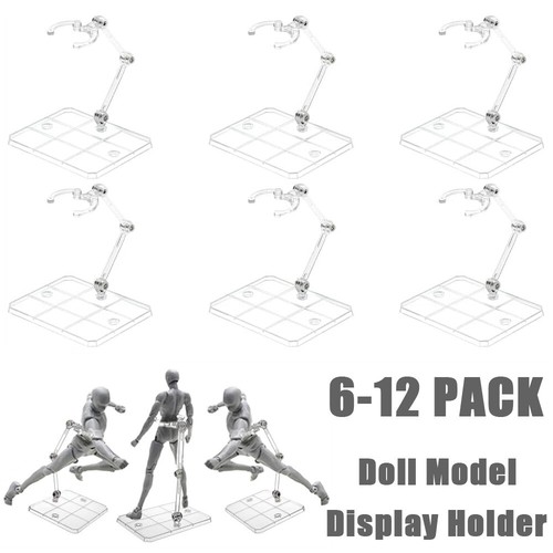 6-12 HG144 Adjustable Action Figure Display Holder Base Doll Model ...