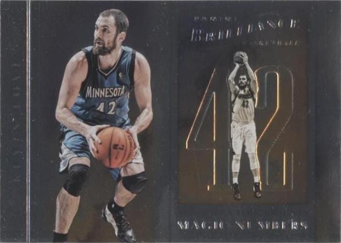 2012-13 Panini Brilliance - Magic Numbers Kevin Love #11 for sale ...