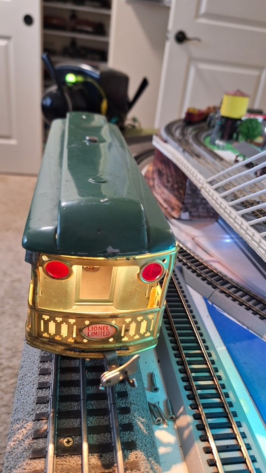 Vintage 1925-32 PREWAR LIONEL STANDARD GAUGE #341 GREEN OBSERVATION CAR | eBay