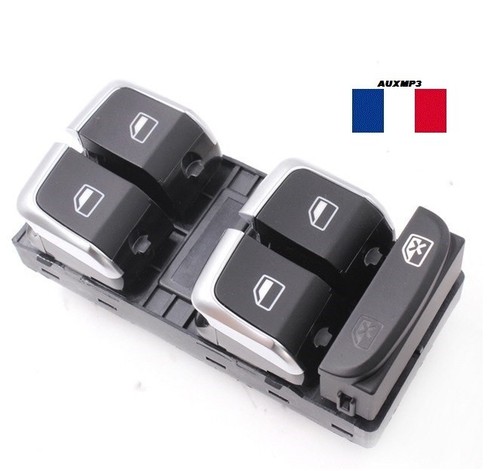 Bouton leve vitre audi Q5 8RB conducteur chrome 8K0959851F ...