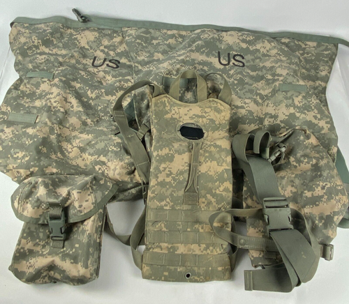 USGI Military ACU Digital Lot 2 JSLIST Bags Molle II Gunner Waist Pack ...